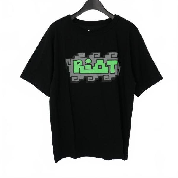 未使用品 ファセッタズム FACETASM ライオット RIOT Tシャツ カットソー 半袖 L ブラック 黒 RF20AW-TEE-U10 メンズ【ブランド】ファセッタズム FACETASM【表記サイズ】L【実寸サイズ】肩幅：46cm　身...