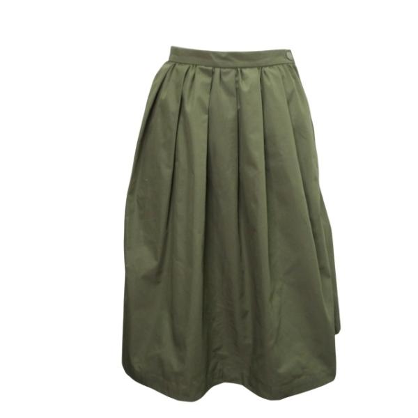 ティアラ Tiara 美品 スカート ひざ丈 フレア カーキ サイズ2 Mサイズ相当 vv4 0331 レディース【ブランド】ティアラ Tiara【表記サイズ】2【実寸サイズ】ウエスト：31cm　ヒップ：-cm　スカート丈：67.5cm　　...