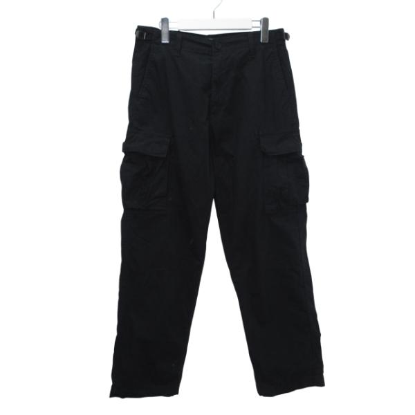 DENIZEN パンツ カーゴパンツ ワークパンツ W30 L32 Mサイズ相当 ブラック k2081 0630 メンズ【表記サイズ】W30 L32【実寸サイズ】ウエスト：39.5〜42cm　もも幅：33cm　裾幅：20.5cm　股上：33...