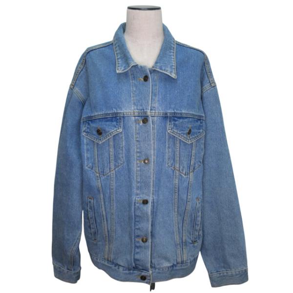 デニムアンドエニーウェンズデーブラック DENIM＆ANY WEDNESDAY BLACK 長袖 デニムジャケット Gジャン オーバーサイズ XLサイズ相当 ブルー系 k34225 0121【表記サイズ】表記無※実寸をご参照ください。【実寸...