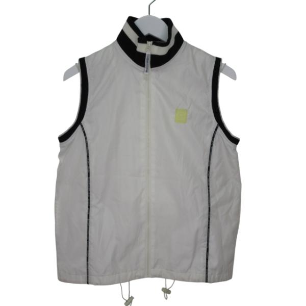 ジャンマルコ GIAN MARCO VENTURI ベスト スポーツ ジップアップ 裏地メッシュ M ホワイト ブラック k29501 0128 メンズ【ブランド】ジャンマルコ GIAN MARCO VENTURI【表記サイズ】M【実寸サイ...