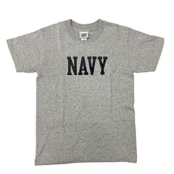 NAVAL ACADEMY GIFT SHOP 美品 90s ヴィンテージ Tシャツ カットソー プリント シングルステッチ 半袖 L グレー 0731【表記サイズ】L【実寸サイズ】肩幅：41cm　身幅：46cm　着丈：60cm　袖丈：16...