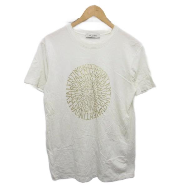 ヴァレンティノ ヴァレンチノ  VALENTINO Tシャツ カットソー ロゴ プリント XS 白 ホワイト RB3MG00WYER ■MET2 レディース【ブランド】ヴァレンティノ ヴァレンチノ  VALENTINO【表記サイズ】XS【実...