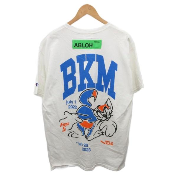 チャンピオン × ヴァージルアブロー Figures Of Speech Merch FOS BKM CAT T-shirts NY限定品 ブルックリンミュージアム Tシャツ XL【ブランド】チャンピオン CHAMPION【表記サイズ】XL...