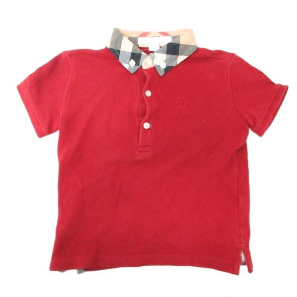 バーバリー チルドレン BURBERRY CHILDREN ポロシャツ ノバチェック ロゴ刺繍 ベビー服 赤 レッド 86cm ■MET2 キッズ【ブランド】バーバリー チルドレン BURBERRY CHILDREN【表記サイズ】86cm【...
