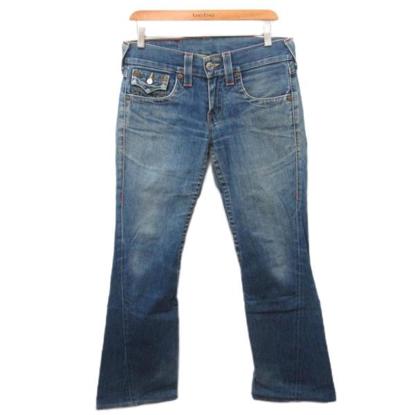 トゥルーレリジョン TRUE RELIGION JOEY デニムパンツ ジーンズ ジップフライ ローライズ フレア USA製 W28 L32 インディゴ 04803J【ブランド】トゥルーレリジョン TRUE RELIGION【表記サイズ】W...