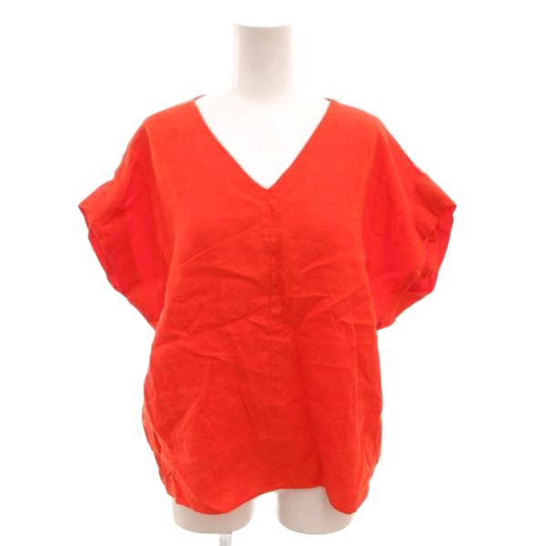 アーバンリサーチ ドアーズ URBAN RESEARCH DOORS リネンバックタックブラウス プルオーバー 麻 半袖 F オレンジ /FF レディース【ブランド】アーバンリサーチ ドアーズ URBAN RESEARCH DOORS【表記...