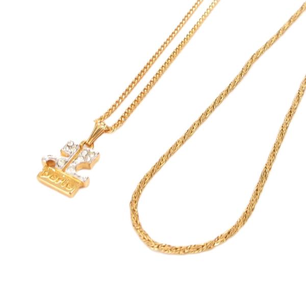 ニナリッチ NINA RICCI クレージュ Courr?ges ネックレス ペンダント セット ゴールドカラー 文字型ペンダント 刻印あり /TQ ■GY99【ブランド】ニナリッチ NINA RICCI【実寸サイズ】※セット販売のため実寸...