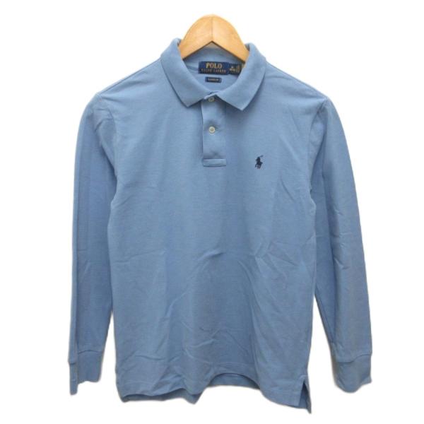 ラルフローレン RALPH LAUREN ポロシャツ 長袖 ポニー刺? 青 ブルー 150cm キッズ【ブランド】ラルフローレン RALPH LAUREN【表記サイズ】150cm【実寸サイズ】肩幅：40cm　身幅：42cm　着丈：61cm　...