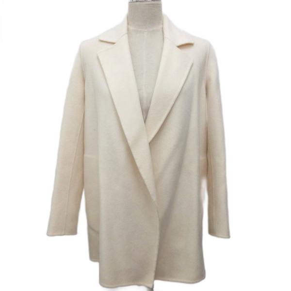 セオリー Theory Luxe New Divide Clairene ウールコート ミドル丈 ハーフ丈 カシミヤ混 P アイボリー 01-6309606-110-901 レディース【ブランド】セオリー Theory【表記サイズ】P【実寸...