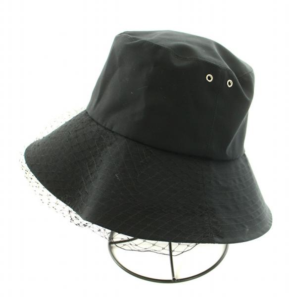 クリスチャンディオール Christian Dior TEDDY-D オブリーク ボブハット バケット ハット 帽子 チュール ベール 57 黒 ブラック 95TDD924G130 トロッター【ブランド】クリスチャンディオール Christ...