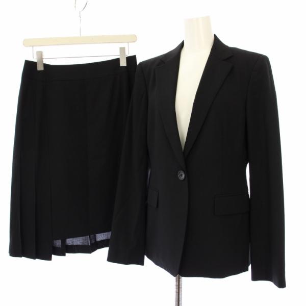 コムサデモード COMME CA DU MODE BOTTO GIUSEPPE スーツ テーラードジャケット スカート プリーツ 11 ブラック 00-83GY03A /TK レディース【ブランド】コムサデモード COMME CA DU M...