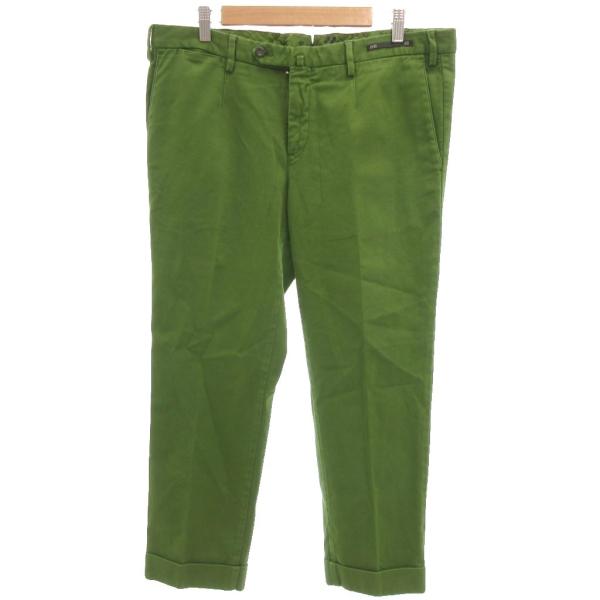 ピーティーゼロウーノ PT01 Antibes slim fit チノパン スラックス ストレッチ 52 緑 グリーン /BS メンズ【ブランド】ピーティーゼロウーノ PT01【表記サイズ】52【実寸サイズ】ウエスト：約92cm　もも幅：約...