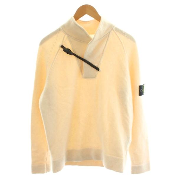 ストーンアイランド STONE ISLAND ニット セーター 長袖 トグルボタン ウール M アイボリー 6915577B6 /AN47 メンズ【ブランド】ストーンアイランド STONE ISLAND【表記サイズ】M【実寸サイズ】身幅：約...