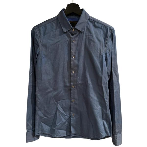 ハルプ HaLb シャツ カジュアル 長袖  S 紺 ネイビー 5315711-1 メンズ【ブランド】ハルプ HaLb【表記サイズ】S【実寸サイズ】肩幅：約38cm　身幅：約42cm　着丈：約66cm　袖丈：約59cm　　【素材】綿　キュプ...