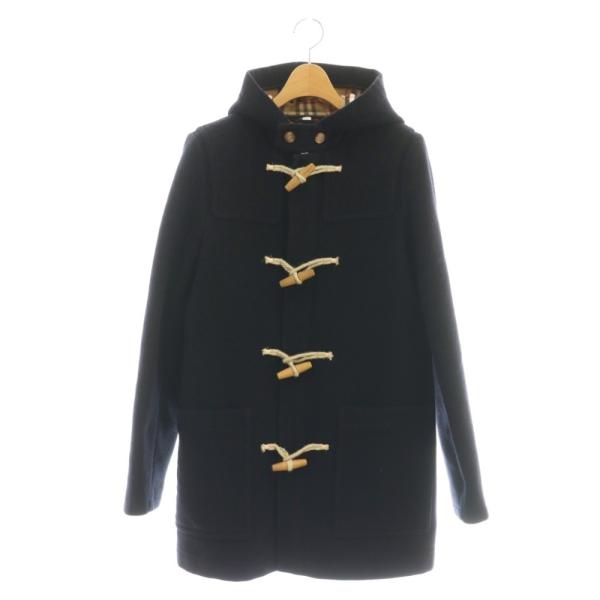 バーバリー BURBERRY ノバチェックメルトンダッフルコート アウター ジュニアキッズサイズ 14Y ブラック【ブランド】バーバリー BURBERRY【表記サイズ】14Y【実寸サイズ】肩幅：約39.5cm　身幅：約49cm　着丈：約77...