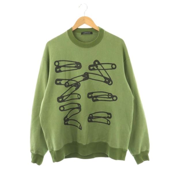 オールモストブラック ALMOSTBLACK I AM STILL ALIVE 2004 SWEAT グラフィックプリント スウェット 【ブランド】オールモストブラック ALMOSTBLACK【表記サイズ】2【実寸サイズ】肩幅：56cm　身...