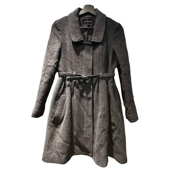 ジルスチュアート JILL STUART コート フレア S チャコールグレー ■WGA レディース【ブランド】ジルスチュアート JILL STUART【表記サイズ】S【実寸サイズ】肩幅：約37cm　身幅：約47cm　着丈：約83cm　袖丈...