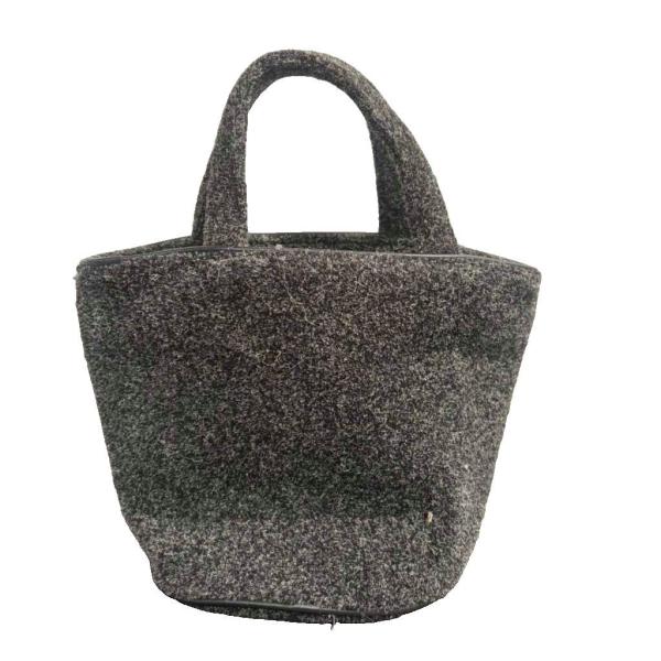 アニエスベー agnes b. ハンドバッグ フェルト 小型 グレー ■WGA レディース【ブランド】アニエスベー agnes b.【表記サイズ】-【実寸サイズ】持ち手の長さ：約24cm　ヨコ：約26cm　タテ：約17cm　マチ：約13cm...