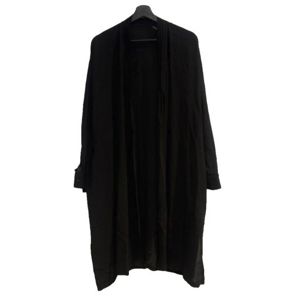 ダーマコレクション dama collection カーディガン ミドル丈 ショールカラー ウール 3 黒 ブラック ■WGA レディース【ブランド】ダーマコレクション dama collection【表記サイズ】3【実寸サイズ】肩幅：約5...