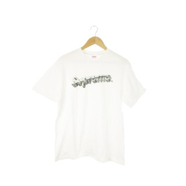 シュプリーム SUPREME 20SS Chrome Logo Tee クローム ロゴ プリント クルーネック 半袖 Tシャツ カットソー M【ブランド】シュプリーム SUPREME【表記サイズ】M【実寸サイズ】肩幅：47cm　身幅：54c...