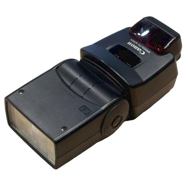 キャノン CANON SPEEDLITE 420EX ストロボ ジャンク 黒 ブラック ■GY99 メンズ レディース【表記サイズ】-【実寸サイズ】ヨコ：約6.5cm　タテ：約17cm　マチ：約3.5cm　　【素材】-【色】黒 ブラック【状...