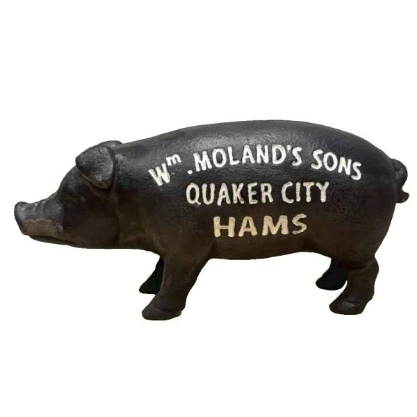 HAMS PIG BANK 貯金箱 ピッグ 黒 ブラック ■GY99 メンズ レディース【表記サイズ】-【実寸サイズ】ヨコ：約20cm　タテ：約10cm　マチ：約8cm　　【素材】-【色】黒 ブラック【状態】・表面に多少擦れがございます。　...