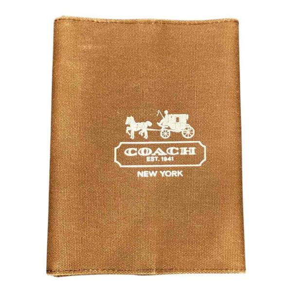 コーチ COACH ブックカバー マグネット開閉 茶 ブラウン ■GY99 レディース【ブランド】コーチ COACH【実寸サイズ】縦：17cm　横：12.5cm　　【色】茶 ブラウン 【状態】・角に擦れがございます。　　その他に目立ったダメ...