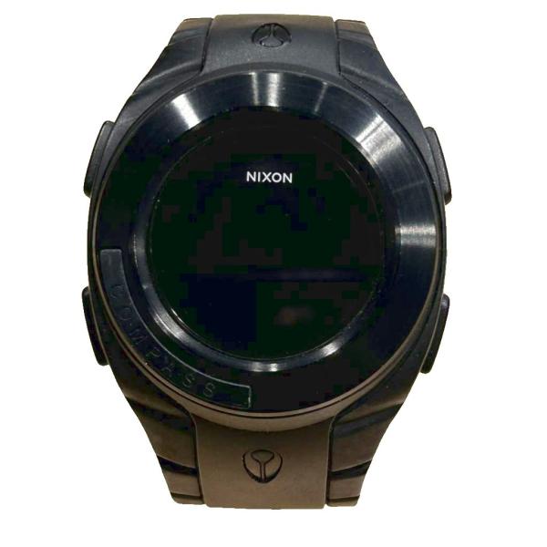 ニクソン NIXON THE OUTSIDER メンズ デジタル 腕時計 黒 ブラック ■GY99 メンズ【ブランド】ニクソン NIXON【実寸サイズ】バンド幅：約3cm　腕周り：約25cm　ケース・タテ：約5mm　ケース・ヨコ（リューズは...