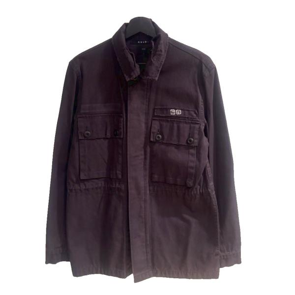 KSUBI スビ デニムCPOシャツジャケット ドローコード S 黒 ブラック  メンズ【表記サイズ】S【実寸サイズ】肩幅：46cm　身幅：49cm　着丈：75cm　袖丈：60cm　　【素材】コットン【色】黒 ブラック 【状態】多少の色褪せ...