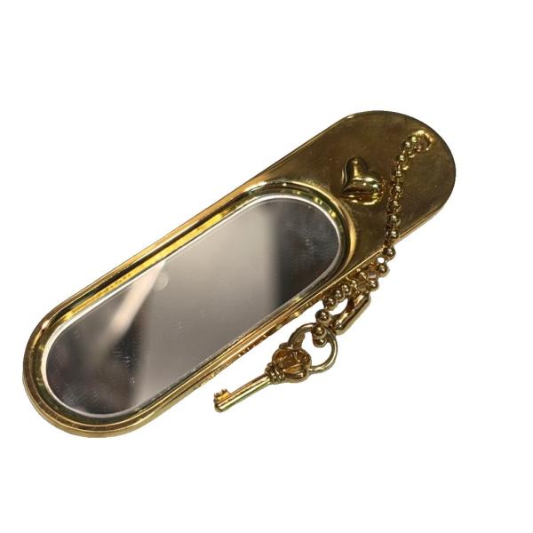 ミキモト MIKIMOTO ミラーチャーム パール 携帯用 箱付き 青 ブルー ■GY99 レディース【ブランド】ミキモト MIKIMOTO【実寸サイズ】全長 約8.5cm　【色】青 ブルー 【状態】・裏面金具に画像（5）のような擦れ　その...