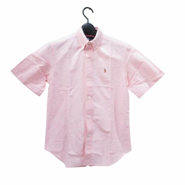 ラルフローレン RALPH LAUREN ボタンダウンシャツ BDシャツ ロゴ刺繍 ピンク 5 約110cm キッズ【ブランド】ラルフローレン RALPH LAUREN【表記サイズ】5 約110cm※小柄な成人女性の方もご着用いただけるかと...