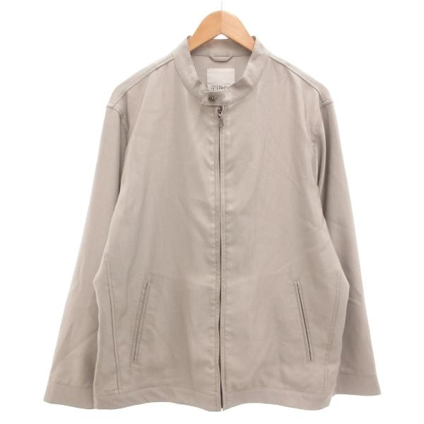インターメッツォ INTERMEZZO 美品 スイングトップ ジャケット LL グレー スタンドカラー ジップアップ /YJ ■YHS15 メンズ【ブランド】インターメッツォ INTERMEZZO【表記サイズ】LL【実寸サイズ】肩幅：49c...