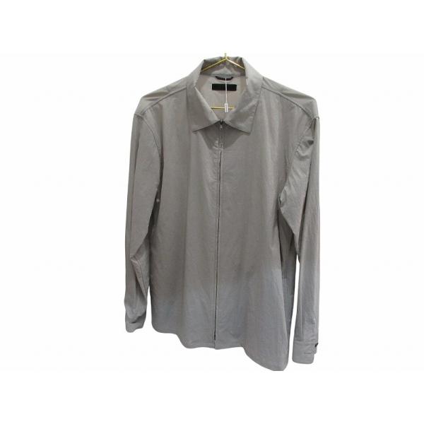 ジュンハシモト junhashimoto ブルゾン ZIP SHIRT JACKET ジップシャツジャケット ライトグレー 4 メンズ【ブランド】ジュンハシモト junhashimoto【表記サイズ】4(L相当)【実寸サイズ】肩幅：50cm...