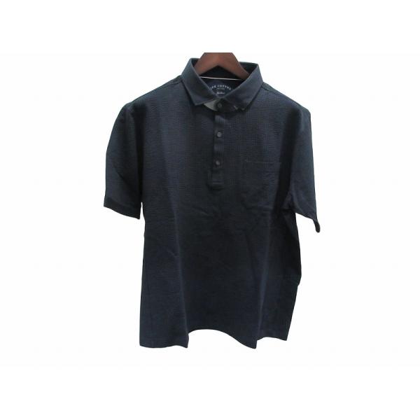 未使用品 ジョセフアブード JOSEPH ABBOUD ポロシャツ 半袖 シアサッカー ネイビー 3L メンズ【ブランド】ジョセフアブード JOSEPH ABBOUD【表記サイズ】3L【実寸サイズ】肩幅：50cm　身幅：62cm　着丈：76...