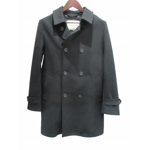 マッキントッシュ MACKINTOSH コート ブラック メルトン ショートトレンチコート 40 GM-005F-2K-3H メンズ【ブランド】マッキントッシュ MACKINTOSH【表記サイズ】40【実寸サイズ】肩幅：46cm　身幅：54...