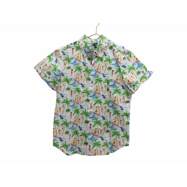 ジムトンプソン JIM THOMPSON トップス 半袖 シャツ タイ 8Y キッズ【ブランド】ジムトンプソン JIM THOMPSON【表記サイズ】8Y【実寸サイズ】肩幅：32cm　身幅：39cm　着丈：50cm　袖丈：14cm　　【素材...