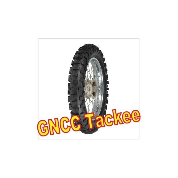 難所系Tackeeコンパウンド！FIM、Eマーク、DOT公道走行可能濡れたロックや木の根にグリップ　表面Tackeeコンパウンド120/80-19サイズですが、幅も外形も大きめで130/90-18サイズ相当ですモトクロスタイヤ110/90-...