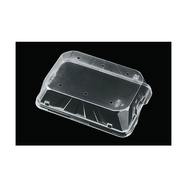 イチゴ容器に最適な蓋です。本体は別途ご購入が必要です。メーカー名：エフピコチューパ商品コード：CP003826商 品 名 ：STR-R 嵌合蓋（深） 6Hサ　イ　ズ：166×116×42mm（高さ33mm）ケース入り数：1000枚材質：エコ...