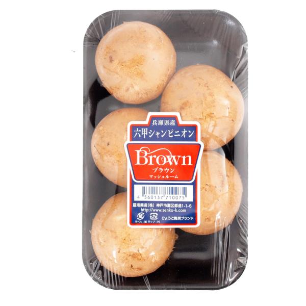 ブラウンマッシュルーム　100ｇ　無農薬　20パック　兵庫県産　送料込