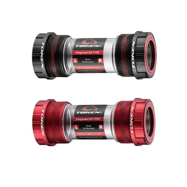■カラー：ブラック、レッド■サイズ：BSA 1.37"×24T68mm シェル シマノ互換■対応クランク規格：シマノホローテック２、スラムGXP■材質：アルミニウム■平均重量：約68g■JAN：【4712089675500】(ブラック)【4...