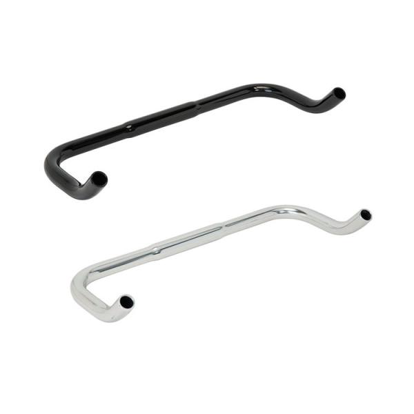 ■カラー：ブラック、シルバー■アルミ合金■ドロップ : 0mm■リーチ : 150mm■クランプ径 : φ25.4mm■バー径 : φ22.2mm■バー先端部の内径 : φ17.8mm■335g■幅（芯〜芯） : 390mm、410mm■商...