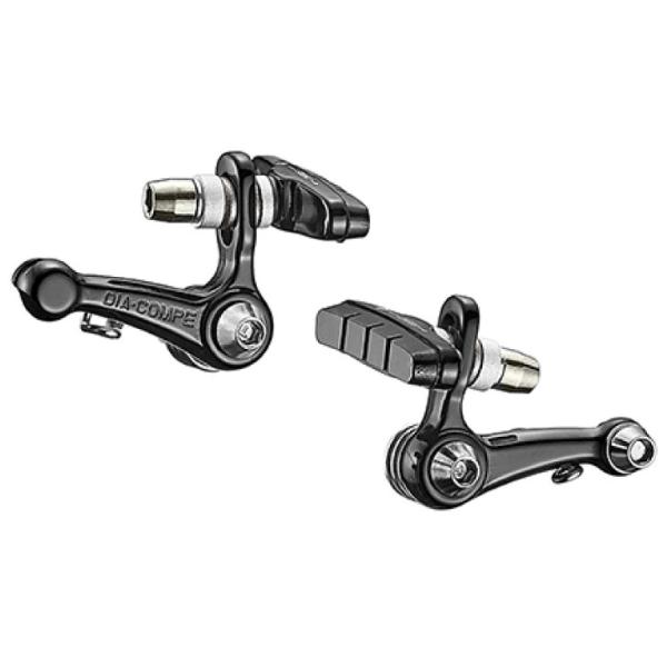 ■前後セット■カラー：ブラック■カンチブレーキ■アルミ冷間鍛造アーム■デュアルスプリングテンションアジャスター■980EX-PAD付(カートリッジパッド・イートン調節・角度調節機構付)■1242チドリ(SV)■1274-380吊りインナー付...