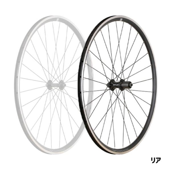 【リア単品】■車輪径：700C■ブレーキ：リムブレーキ■リム素材：アルミ■対応タイヤ：クリンチャー/チューブレスレディ■リムハイト：25mm■リム内幅：17mm■スポーク：Jベンドストレートスポーク■ハブ：QR 10×130mm 28H■フ...