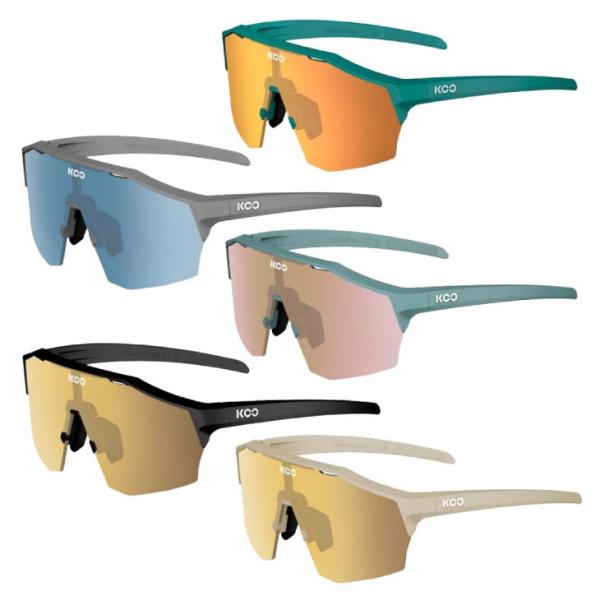 【ペルシアングリーンマット/オレンジ】・フレーム：ペルシアングリーンマット、レンズ：オレンジミラー・可視光線透過率：35％【8057099354028】【グレーマット/ターコイズ】・フレーム：グレーマット、レンズ：ターコイズミラー・可視光線...