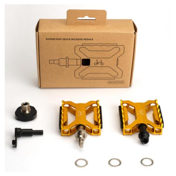 ■カラー：ゴールド■左右セット■両面一体型リフレクター■CNC加工アルミニウムボディ■互換性：ACPTラインに対応■必要工具：8mm六角レンチ、6mm六角レンチ、トルクレンチ■付属品・クイックリリースペダルマウント・クイックリリースペダルホ...