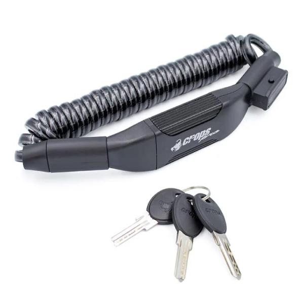 ■カラー：　ヘッド…ブラック、ワイヤー…スモーク■ロック方式：キーシリンダー■ケーブル：4mmダブル×1500mm■ヘッドサイズ：W170×D33×H18mm■参考重量：約331g(付属品含まず)■付属品：　ディンプルキー×3　ZP-BKT...