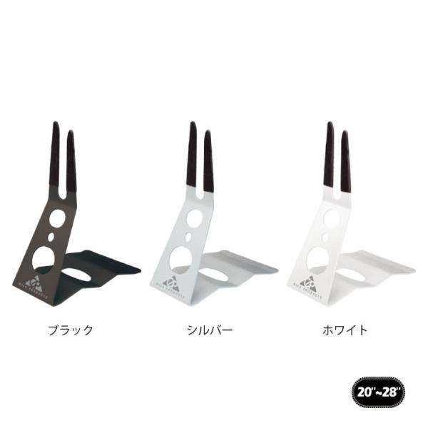 ■カラー : ブラック、シルバー、ホワイト■スチール■20"〜28" ホイールまで対応■L285 x W193 x H380mm■2.2kg■コード：MR：ブラック【TOD03200】、シルバー【TOD03201】 、ホワイト【TOD032...