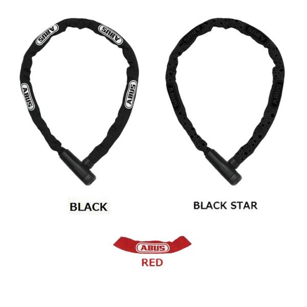 ■ABUSセキュリティレベル: 5■キー式■全長: 110cm■チェーン厚さ: 5mm■重量: 780g■色: BLACK / RED / BLACK STAR■コード：D■JAN:BLACK【】 / RED 【】/ BLACK STAR【】