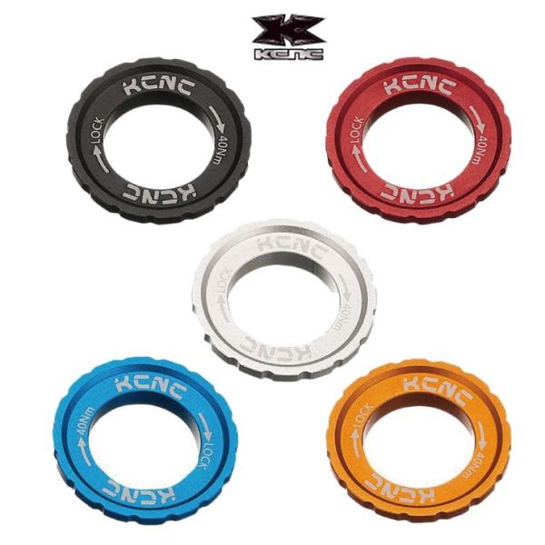 軽量なセンターロックローター用ロックリング■カラー：ブラック、ブルー、ゴールド、レッド、シルバー■材質：6061 アルミニウム合金■参考重量：9ｇ